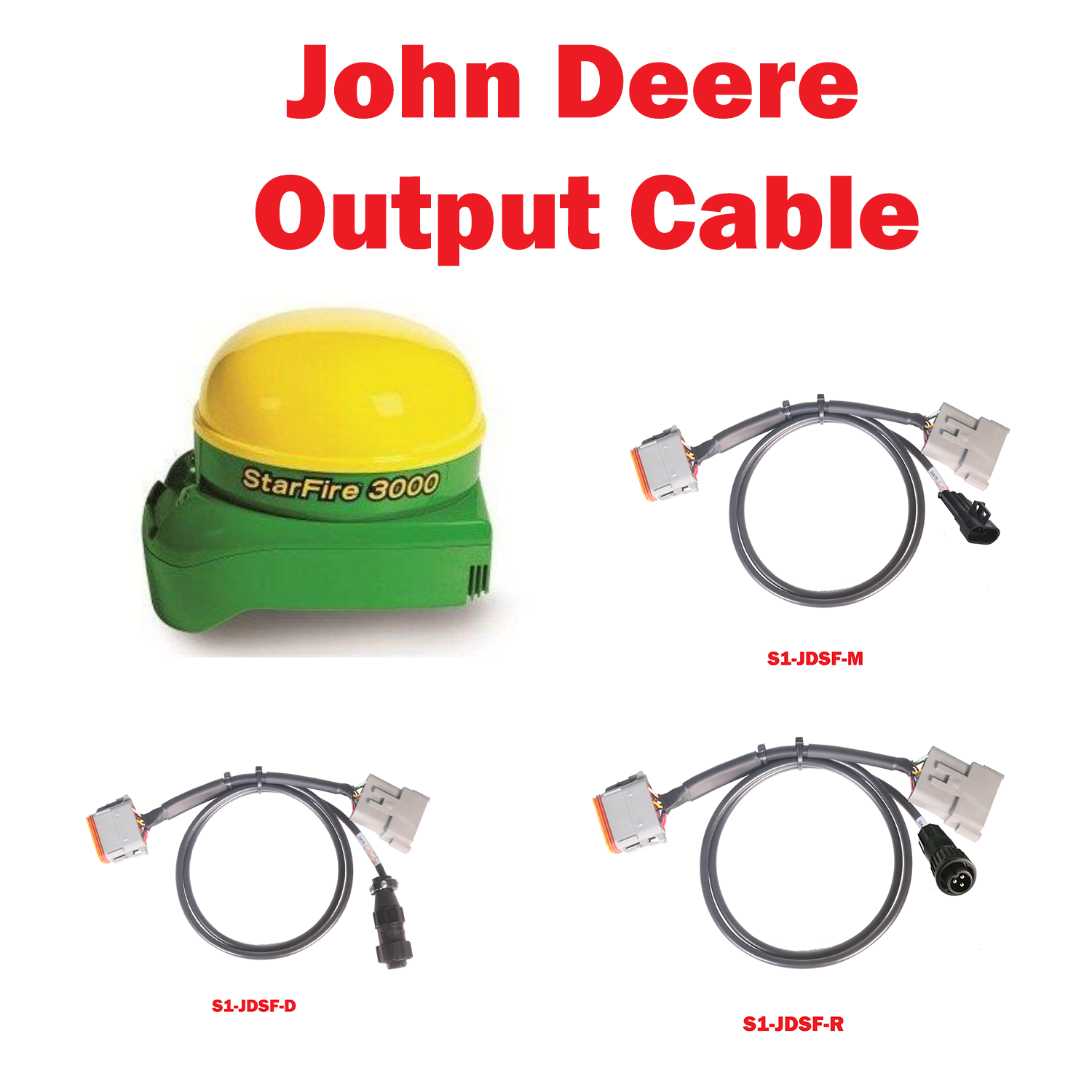 John Deere Output Cable for Nema & Speed Signal