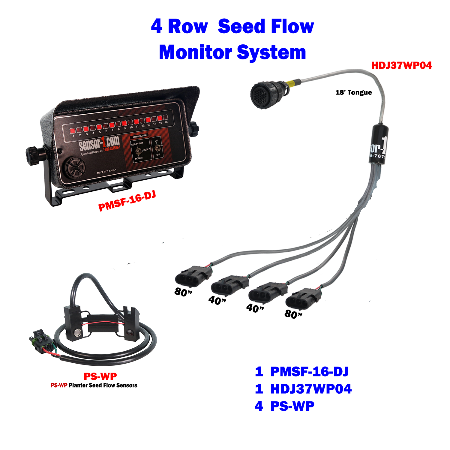 4 Row Seed Flow System