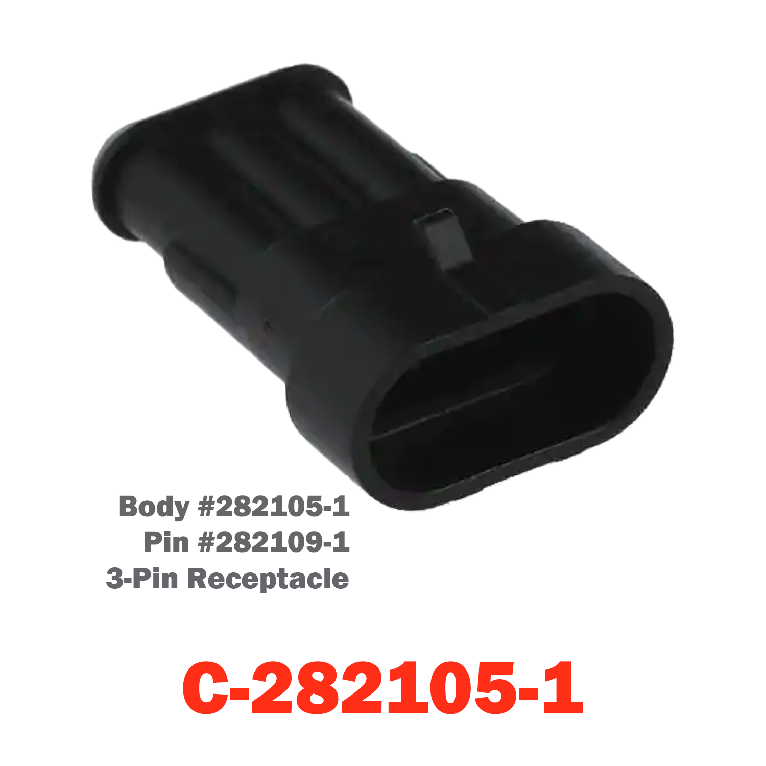 03 Pin Receptacle | C-282105-1