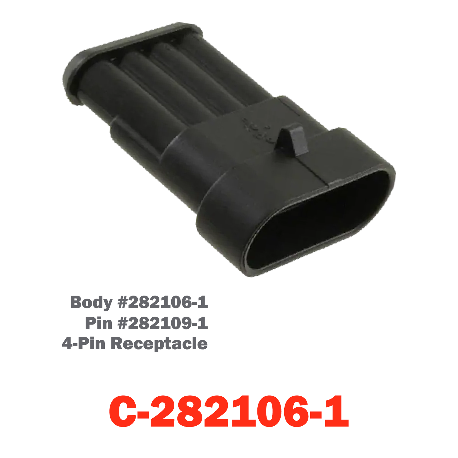 04 Pin Receptacle | C-282106-1