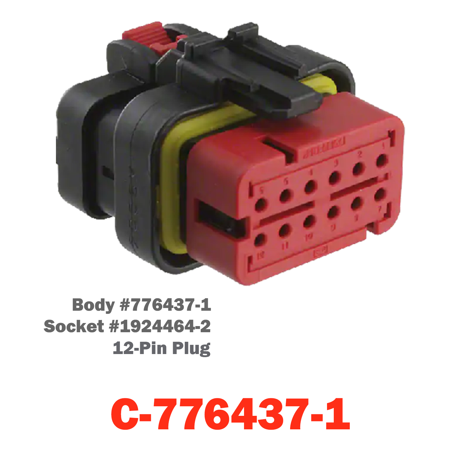 12 Pin Plug | C-776437-1