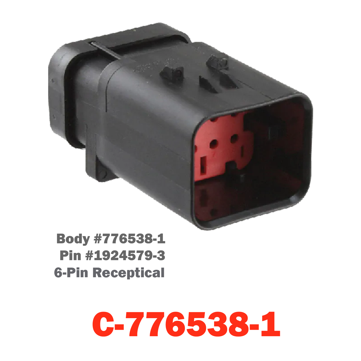 06 Pin Receptacle | C-776538-1