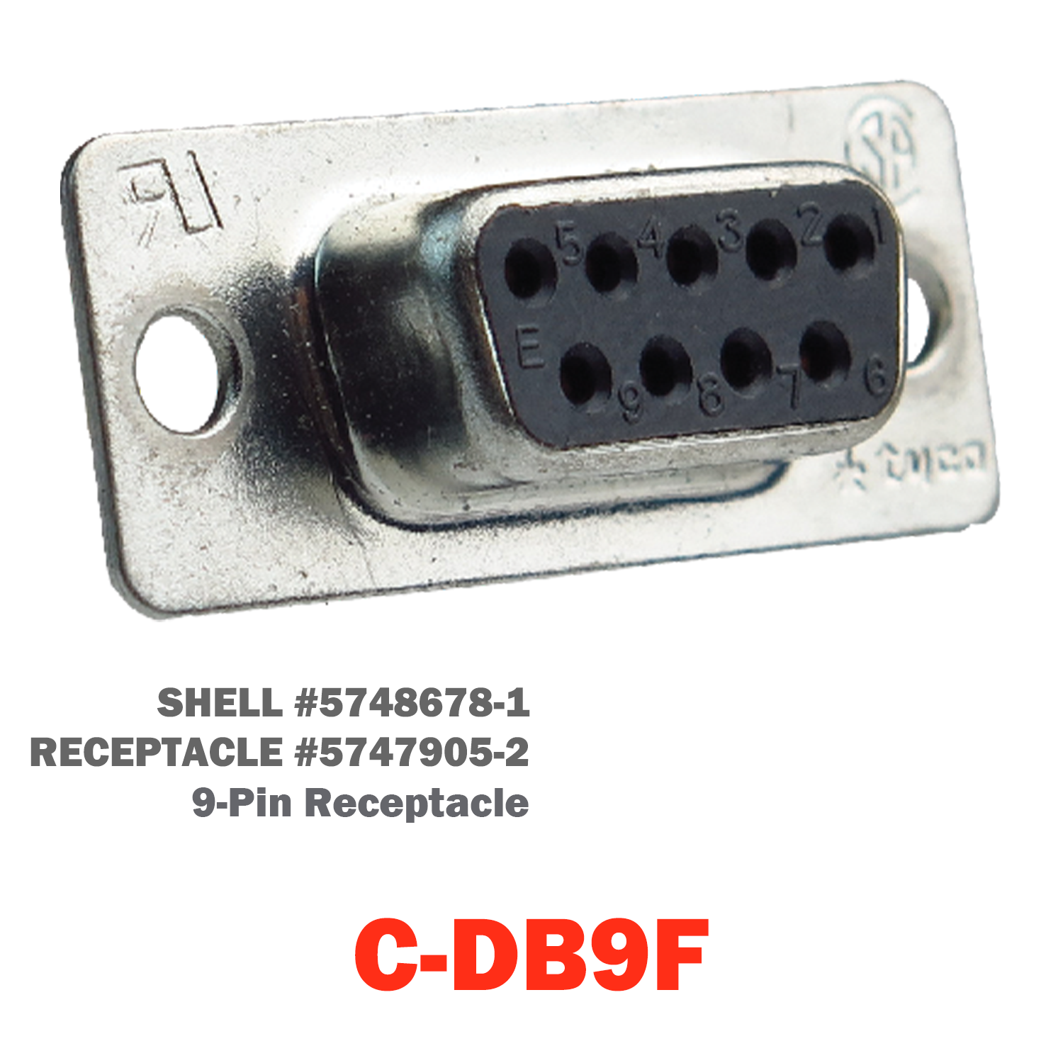 C-DB9F | Female DB9 Connector