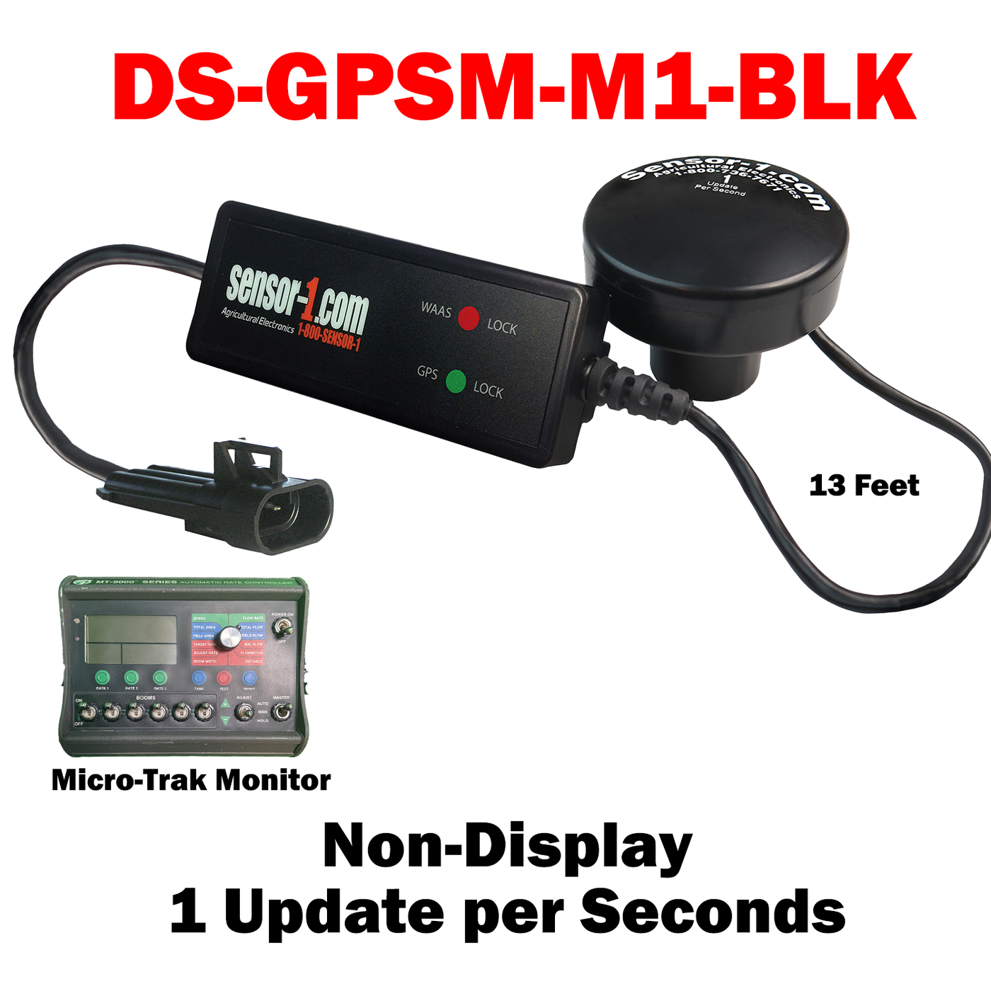 DS-GPSM-M1-BLK | Sensor-1 Micro-Trak GPS Non DisplaY